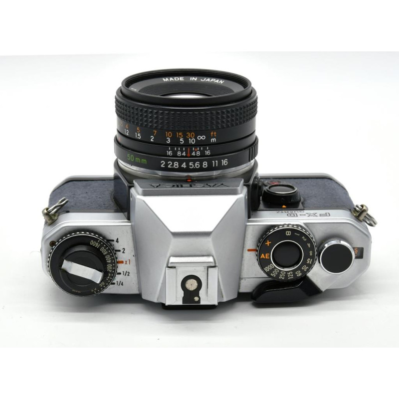 YASHICA FX-D Quartz Silver + Yashica ML 50mm F:2 Reflex analógica